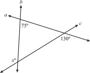 SAT Math Practice Test 99: Lines, Angles, and Triangles_CrackSAT.net