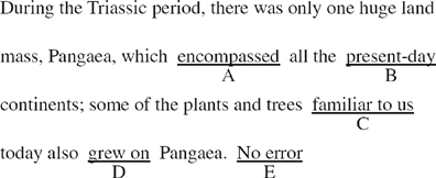 SAT Identifying Sentence Errors Practice Question 339: Answer and ...