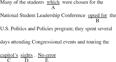 SAT Identifying Sentence Errors Practice Test 27_cracksat.net