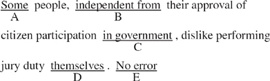 SAT Identifying Sentence Errors Practice Question 343: Answer and ...