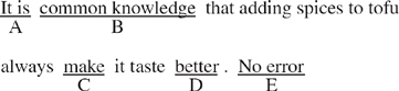 SAT Identifying Sentence Errors Practice Question 354: Answer and ...